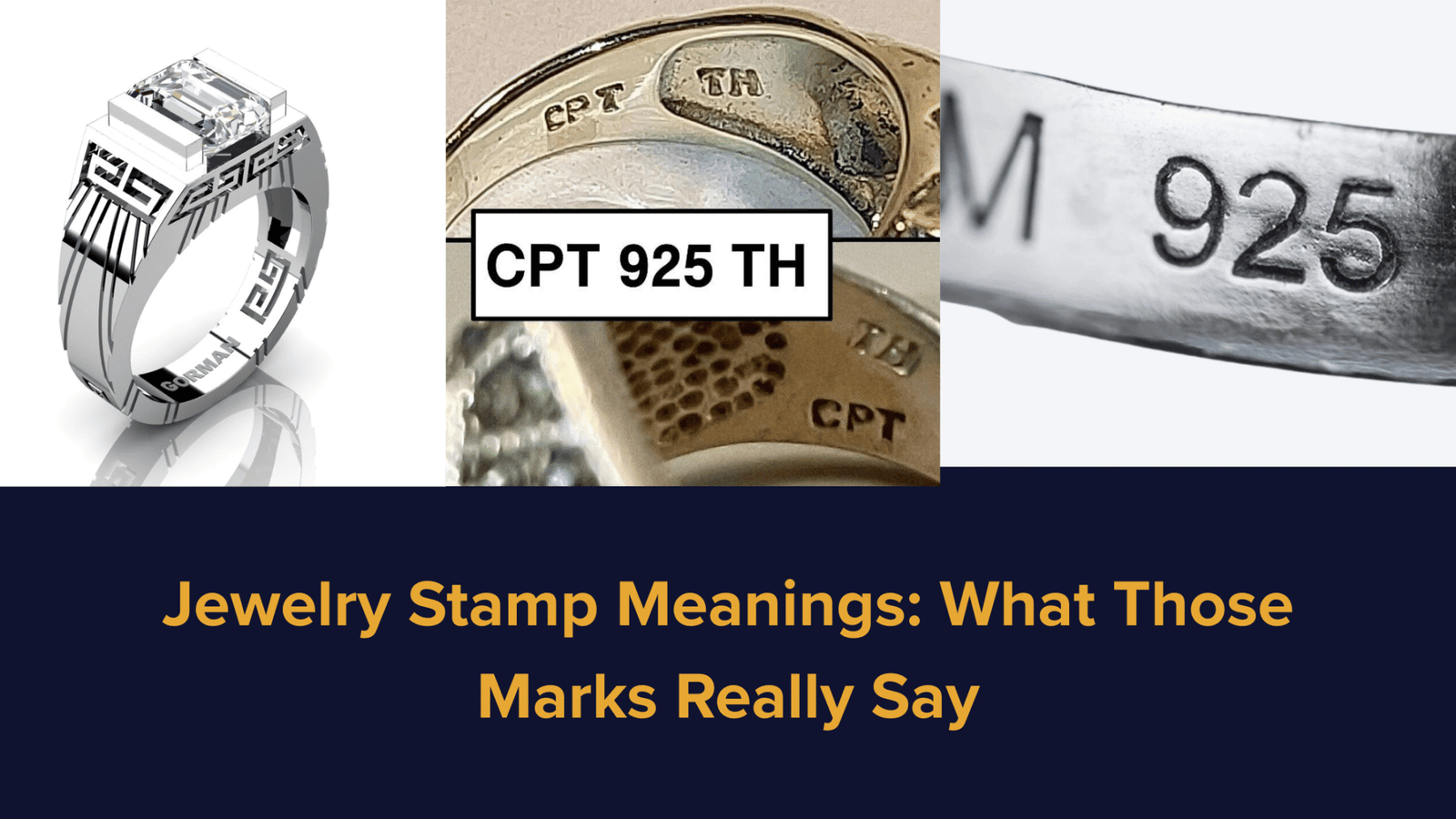 Jewelry Stamp Meanings: What Those Marks Really Say - mandillax